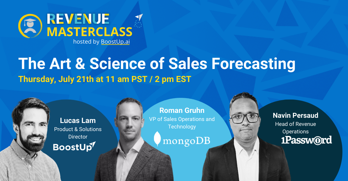 BoostUp Masterclass | Thank You | Art & Science of Sales Forecasting BoostUp Masterclass | Thank You | Art & Science of Sales Forecasting